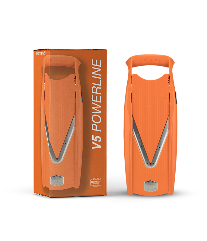 Food Appeal | המנדולינה המקורית V5 Borner כתומה | כלי מטבח ואביזרים | קוצץ ירקות ומנדולינות