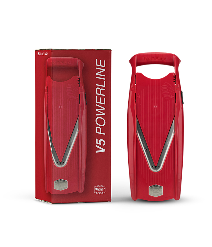 Food Appeal | המנדולינה המקורית V5 Borner אדומה | כלי מטבח ואביזרים | קוצץ ירקות ומנדולינות