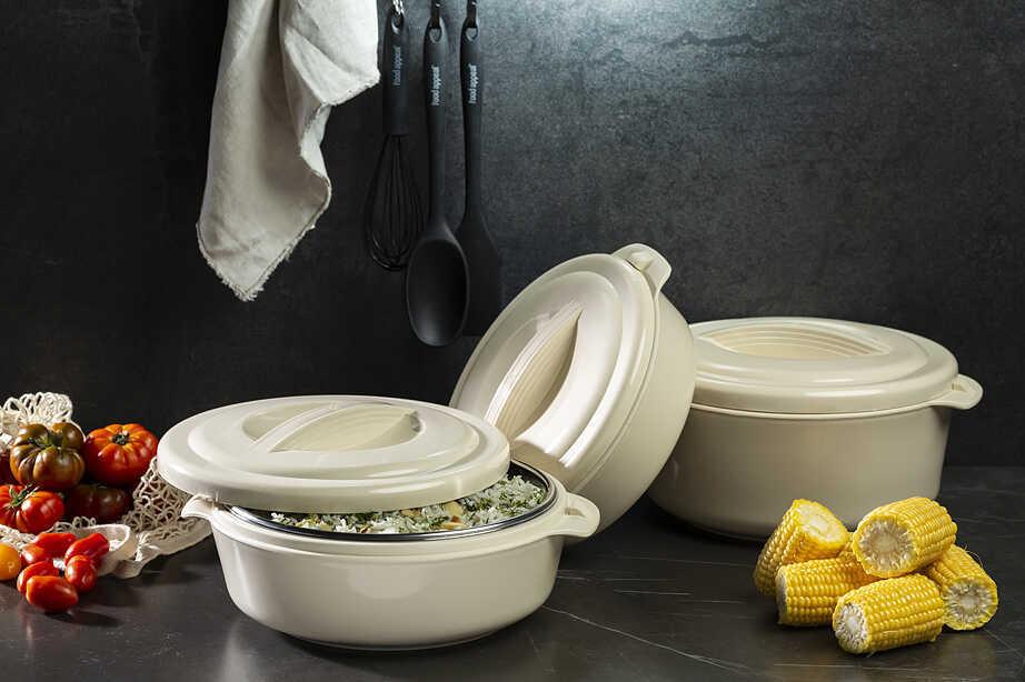 Food Appeal | סיר תרמוס 5 ליטר קרם KEEP IT HOT | ארגון וסידור המטבח