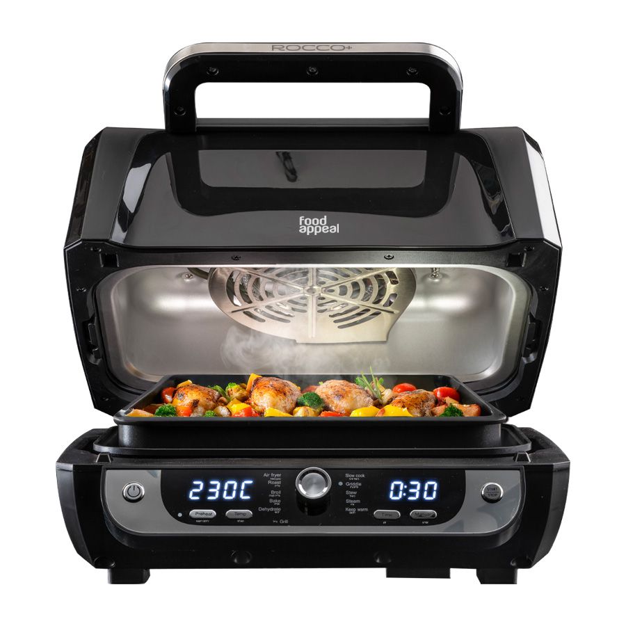 Food Appeal | גריל ביתי ללא עשן 12 ב-1 ROCCO + מבית Food appeal | מוצרי ...